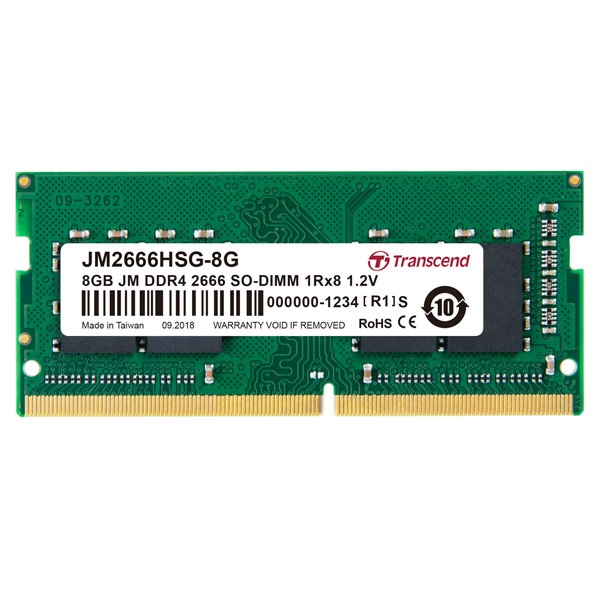 Оперативная память Transcend 8GB SO-DIMM DDR4