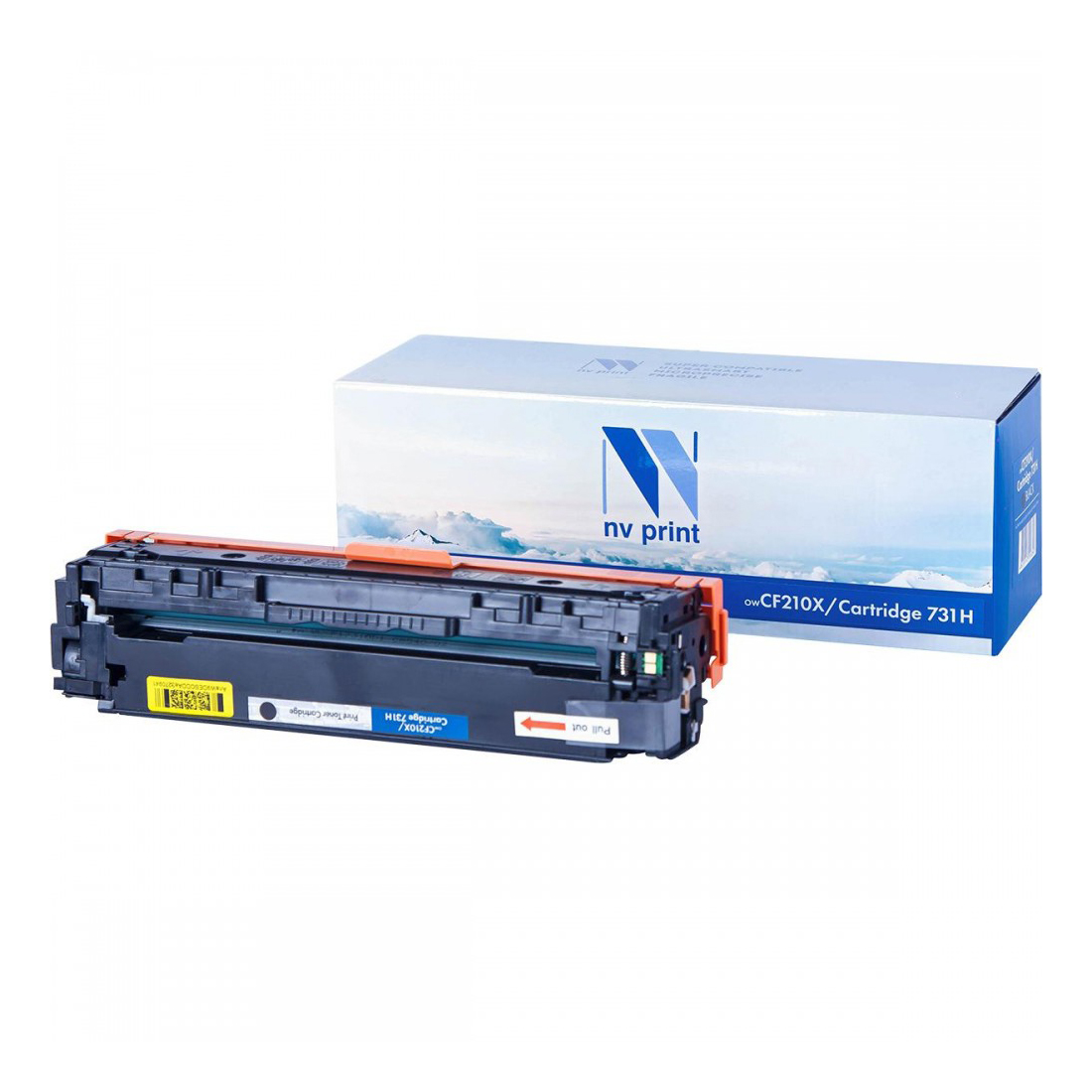 Картридж для лазерного принтера NV Print CF210X/731H CF210X/731H Black, совместимый