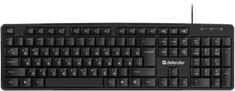 Проводная клавиатура Defender Next HB-440 Black