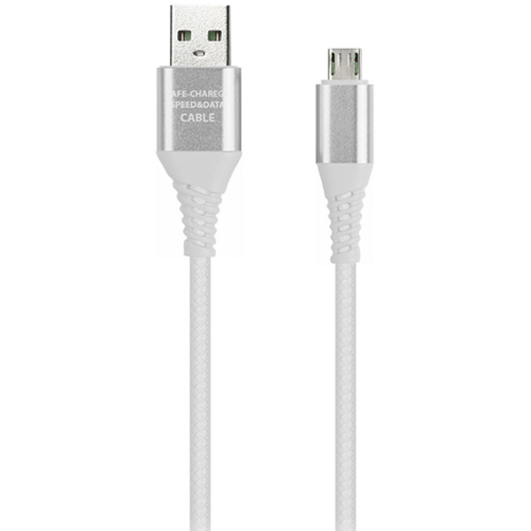 Кабель SmartBuy microUSB 1м White (iK-12ERGbox)