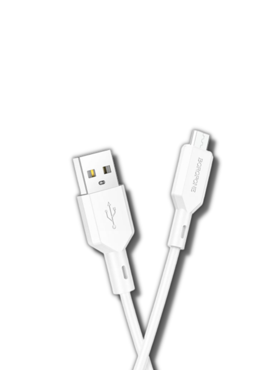 Кабель Micro USB BOROFONE BX70, 2.4A, 1.0м, White