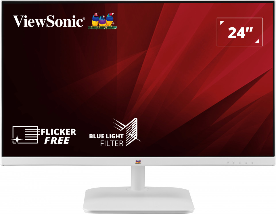 23,8" Монитор ViewSonic VA2430-H-W-6 белый 60Hz 1920x1080 VA