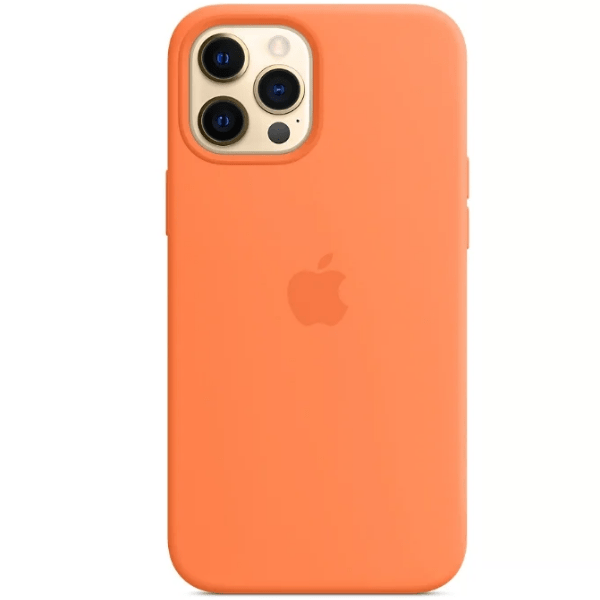 Чехол iPhone 12/12 Pro Silicon Case Kumquat (MagSafe) c LOGO