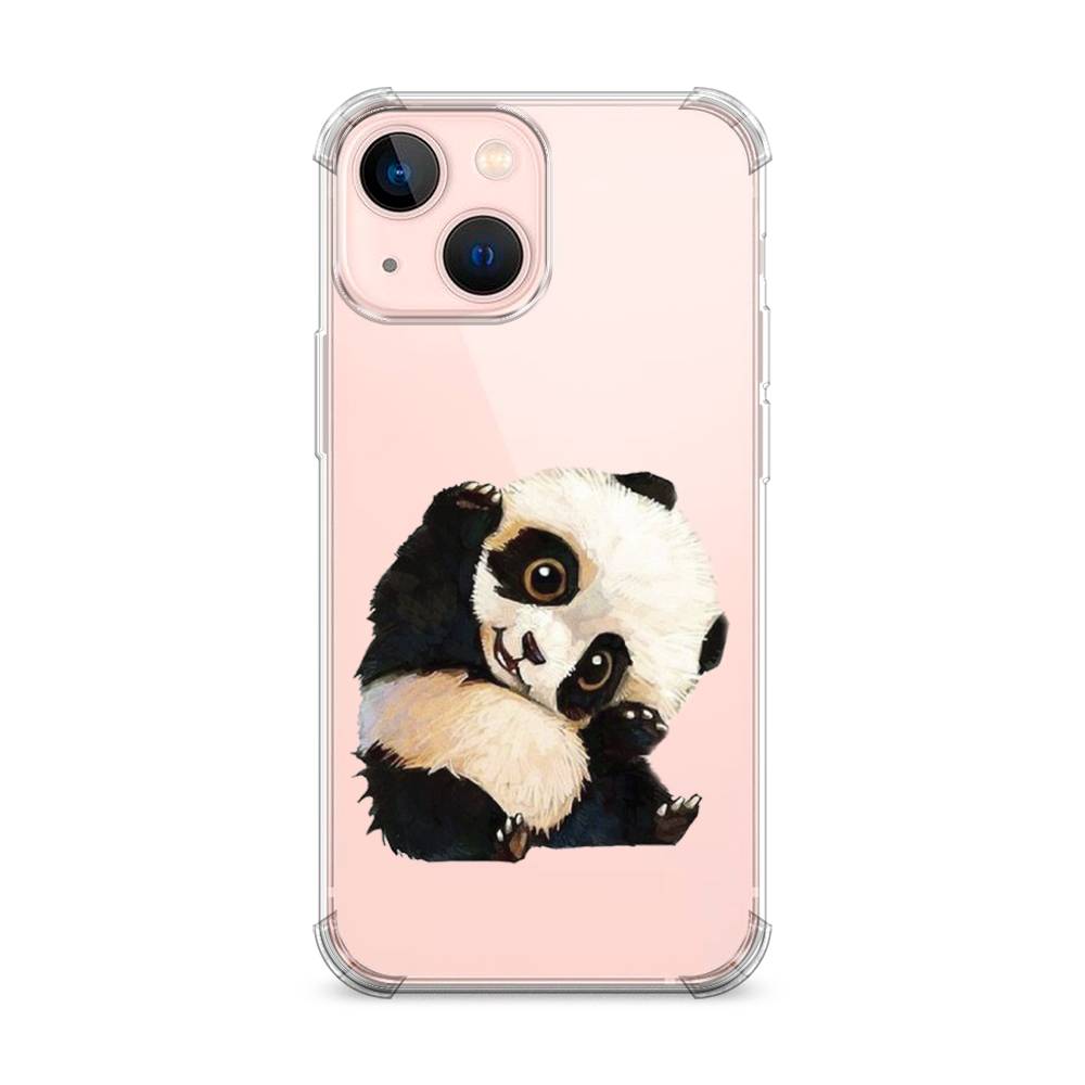 Чехол Awog на Apple iPhone 13 mini / Айфон 13 mini "Большеглазая панда"