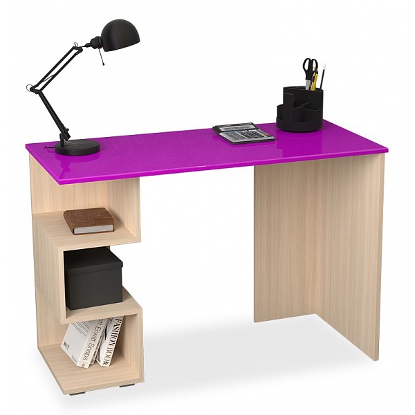 Письменный стол Мебелеф Мебелеф-27, фиолетовый