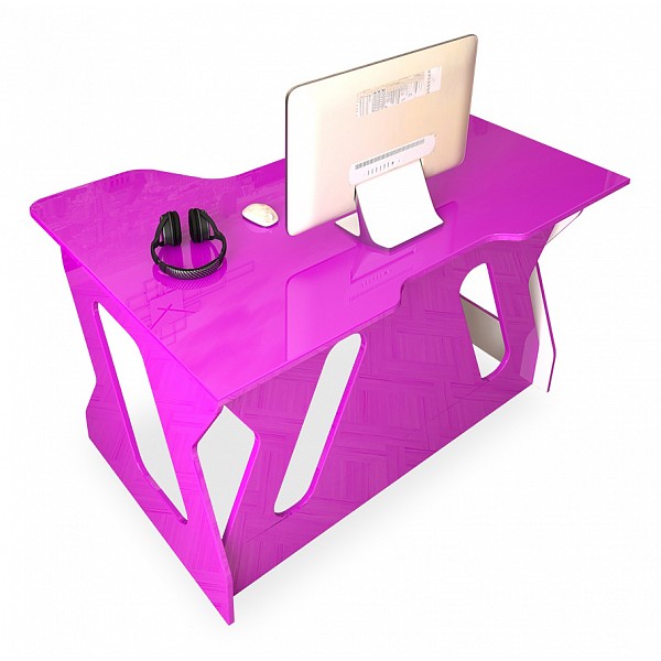 Компьютерный стол Мебелеф Мебелеф-5, фиолетовый