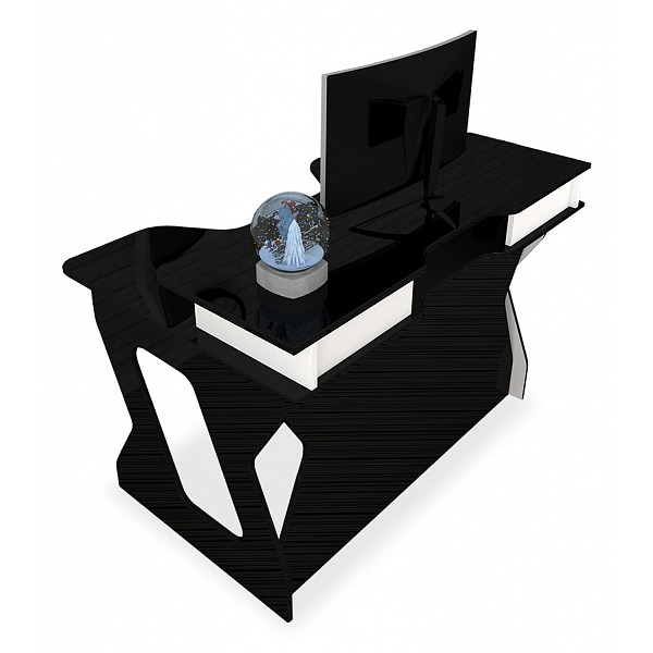 Компьютерный стол Мебелеф Мебелеф-8, черный