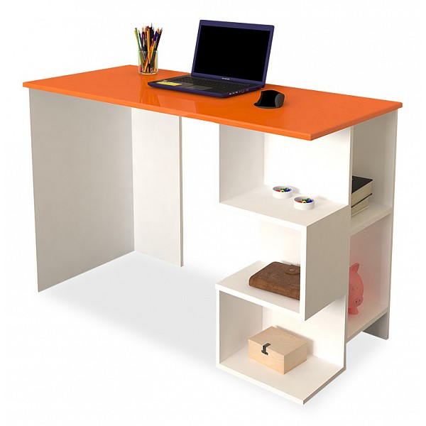 Письменный стол Мебелеф Мебелеф-13, оранжевый