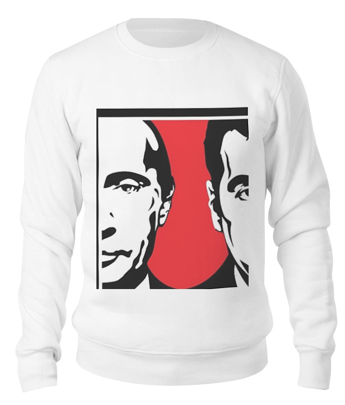 Свитшот Printio Obey белый 2XL
