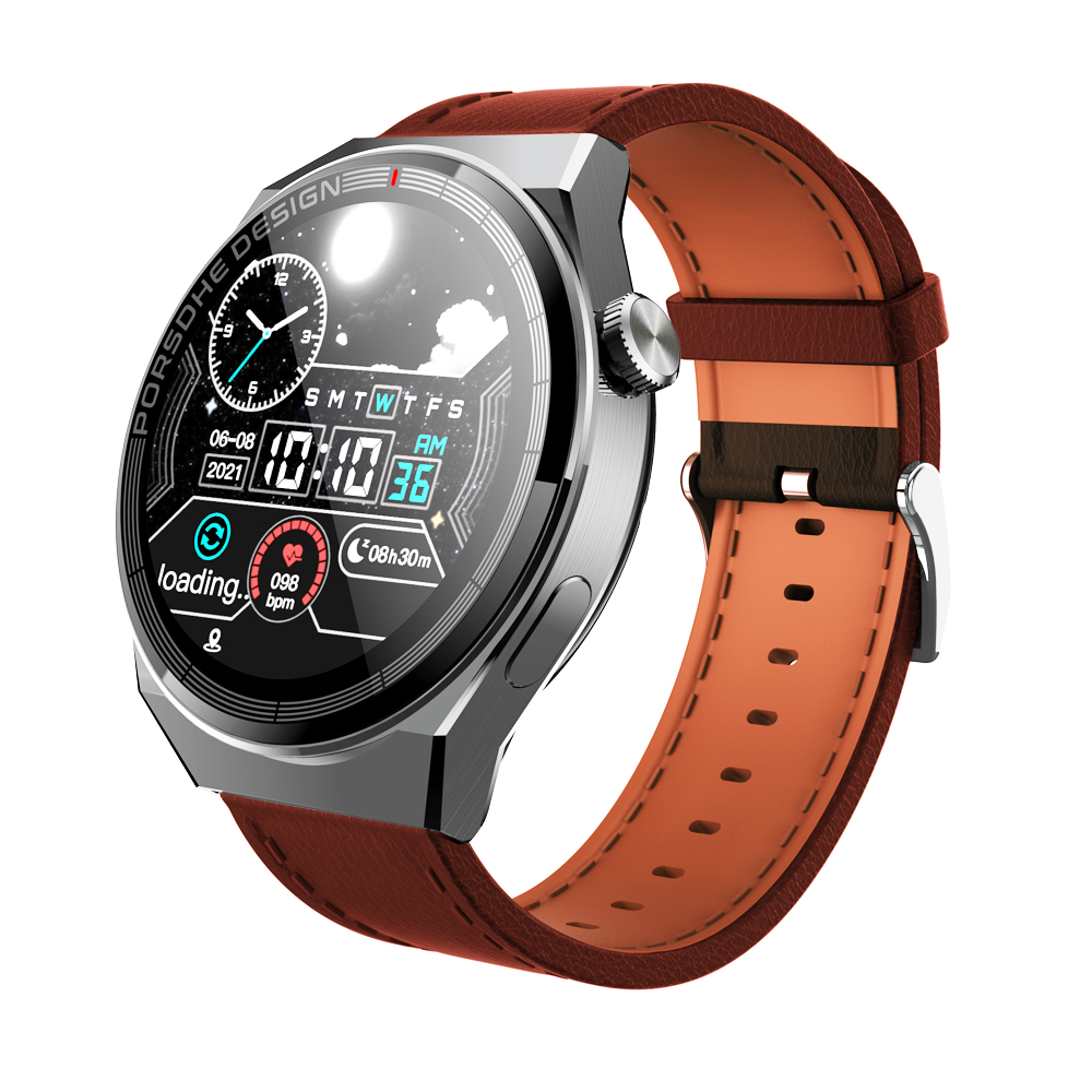 Смарт-часы W&O X5 Pro коричневый, серебристый