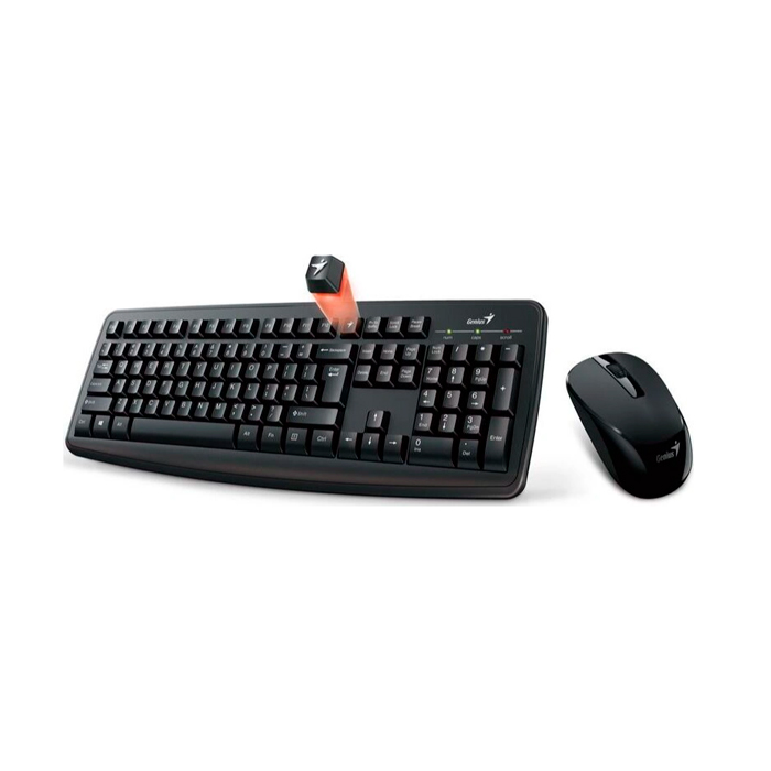 Комплект клавиатура и мышь Genius KM-8100 Black (31340004402)