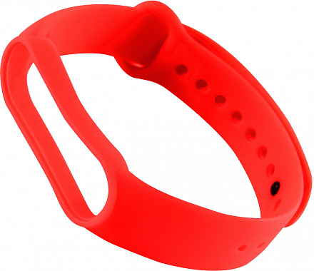 Ремешок Red Line №04 Silicone для Xiaomi Mi Band 6 Red