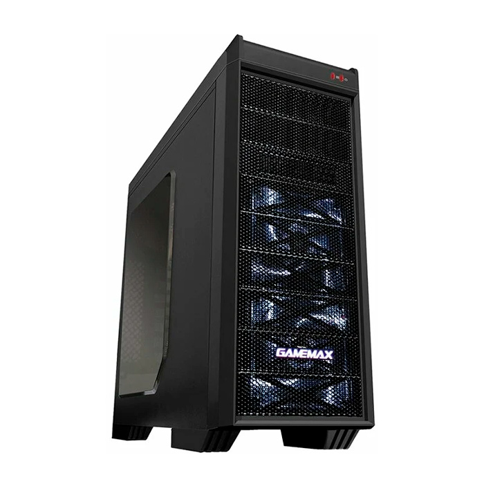 Корпус компьютерный GAMEMAX G501X (G501XWhiteLed) Black