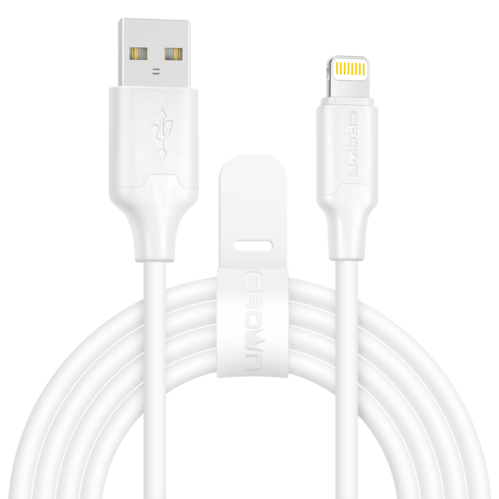Кабель Crown USB - Lightning CMCU-3016L white