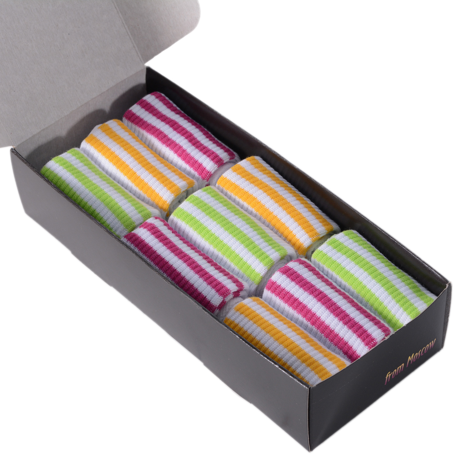 Комплект носков женских VIRTUOSO Ви9-NS-12Y разноцветных 23-25 (36-39)