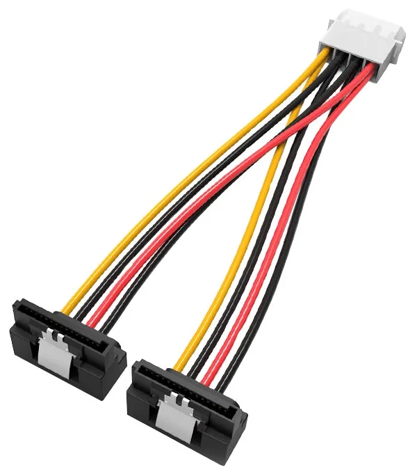 Кабель GCR Molex - 2xSATA не указано м