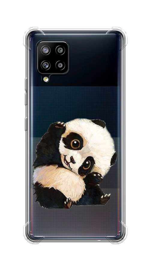 Чехол Awog на Samsung Galaxy A42 / Самсунг A42 "Большеглазая панда"