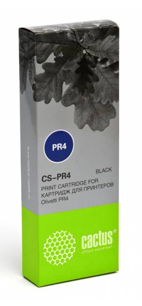 Ленточный картридж для матричного принтера CACTUS CS-PR4 () черный, совместимый