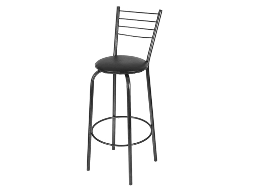 Барный стул Модуль 5147, серебристый/черный