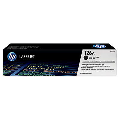 Картридж для лазерного принтера HP 126A (CE310A) черный, оригинал