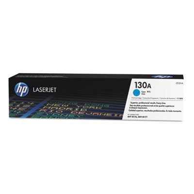 Картридж для лазерного принтера HP 130A (CF351A) голубой, оригинал