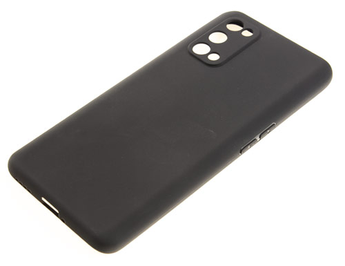 Силиконовый чехол TPU Case матовый для Realme X7 Pro черный