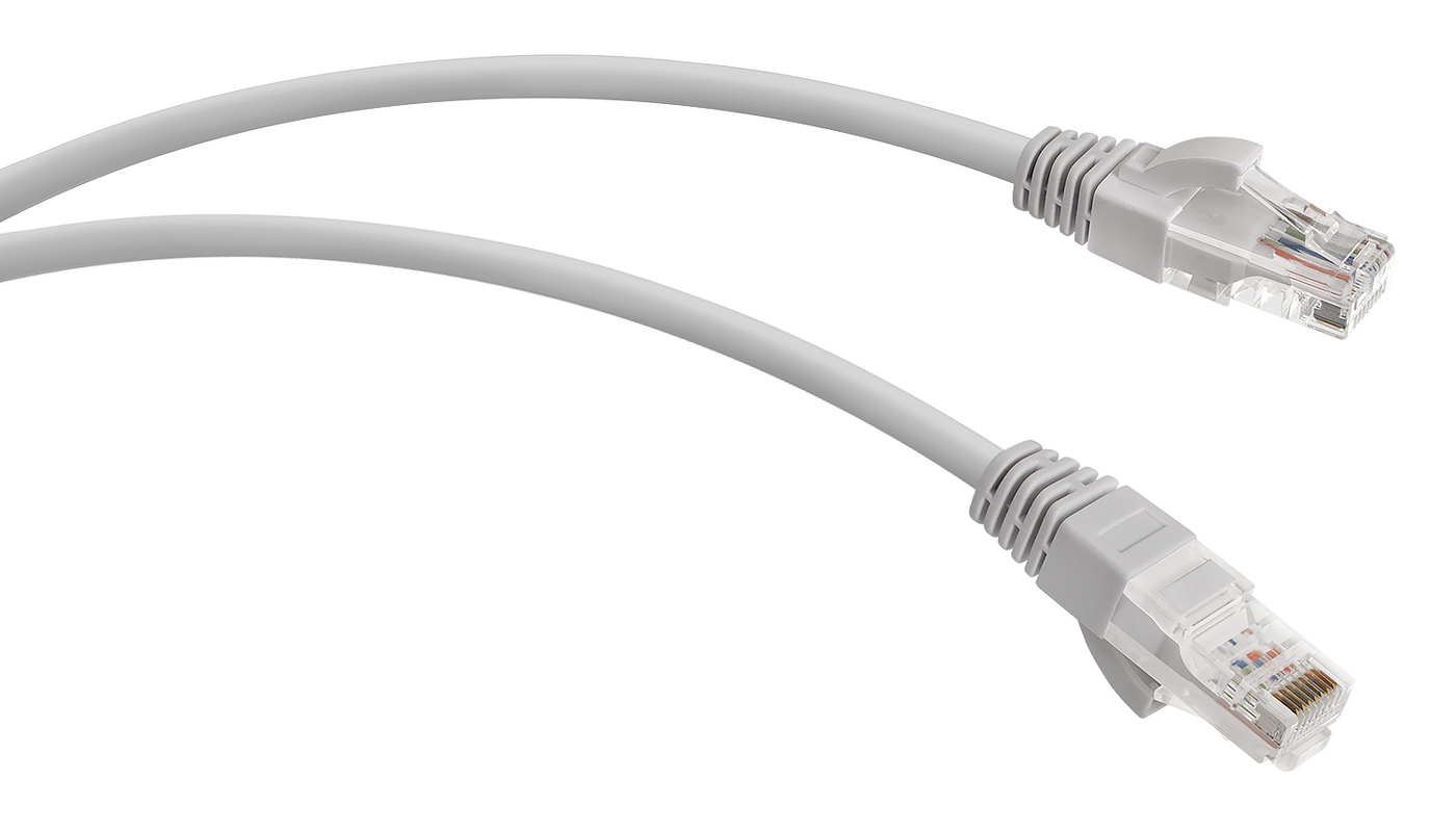 Патч-корд WRLine RJ-45 RJ45 - RJ45 0.5м WR-PC-RJ45-UTP-5E-0.5-GY