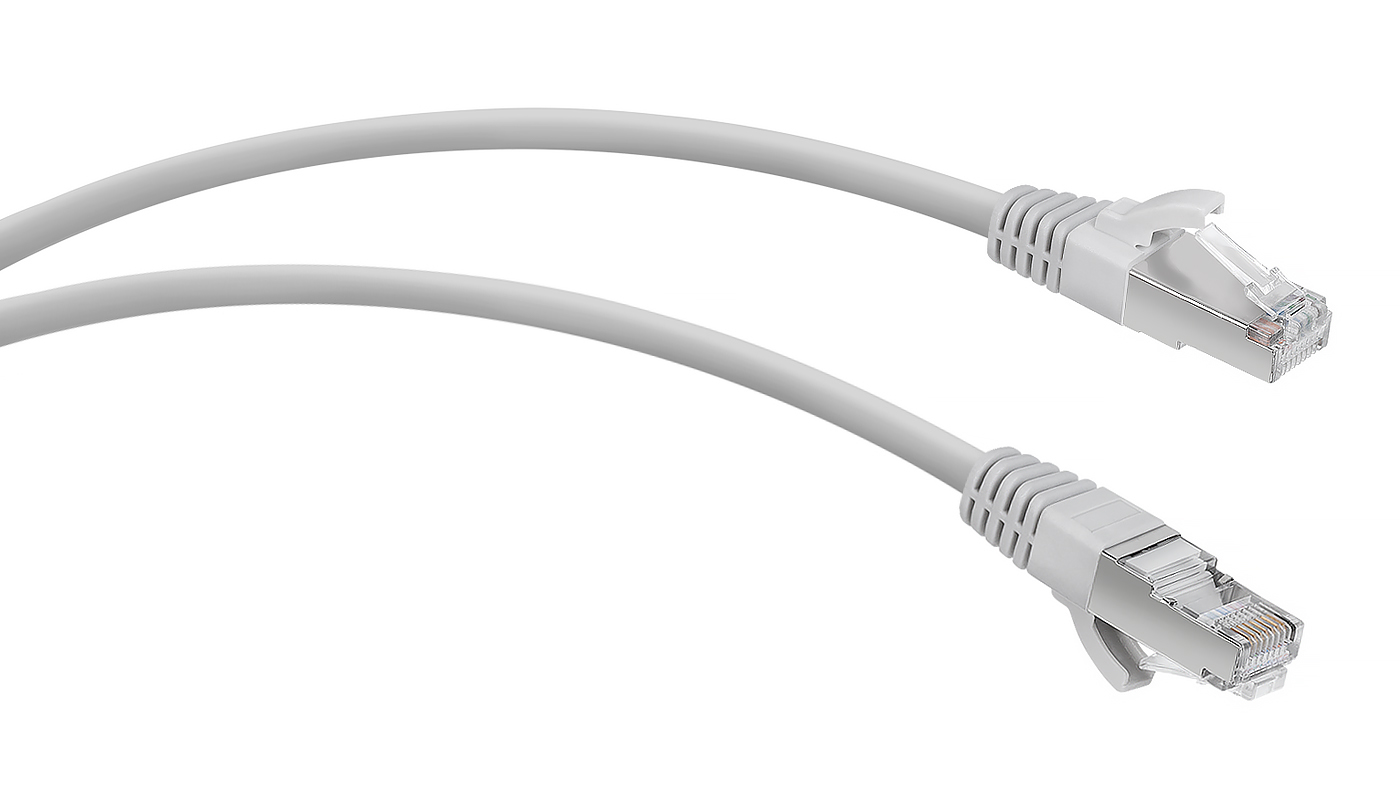 Патч-корд WRLine RJ-45 RJ45 - RJ45 0.5м WR-PC-RJ45-FTP-5E-0.5-GY