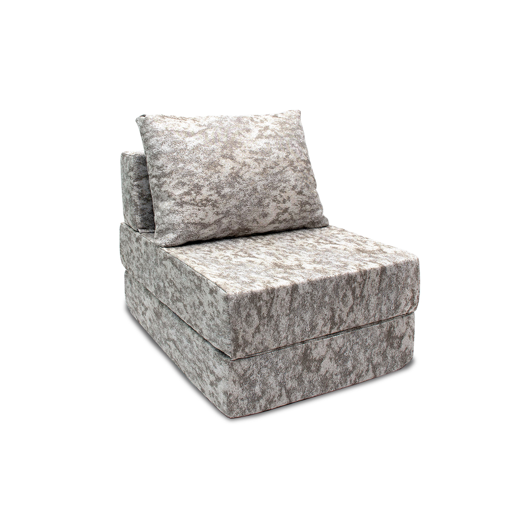 Кресло-кровать FREEFORM ОКТА рогожка с орнаментом, Эврен молочный