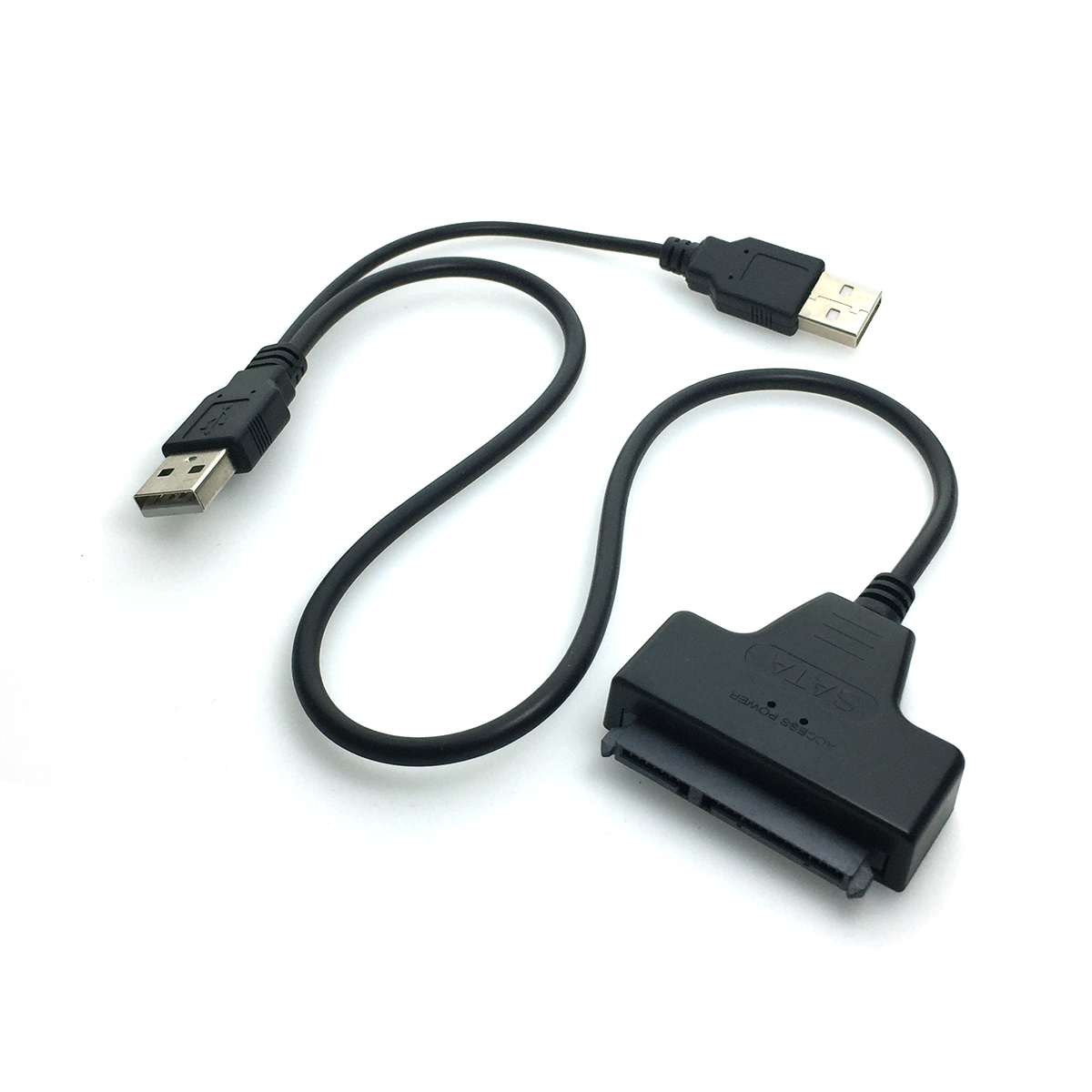 Адаптер Espada 2xUSB A-SATA 7+15 pin/IDE , M-F 0,4м Black (PAUB023)