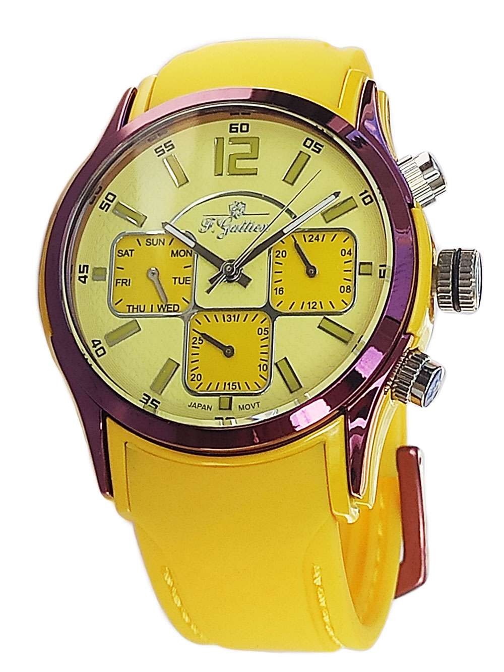 Наручные часы мужские F.Gattien 8271 желтые