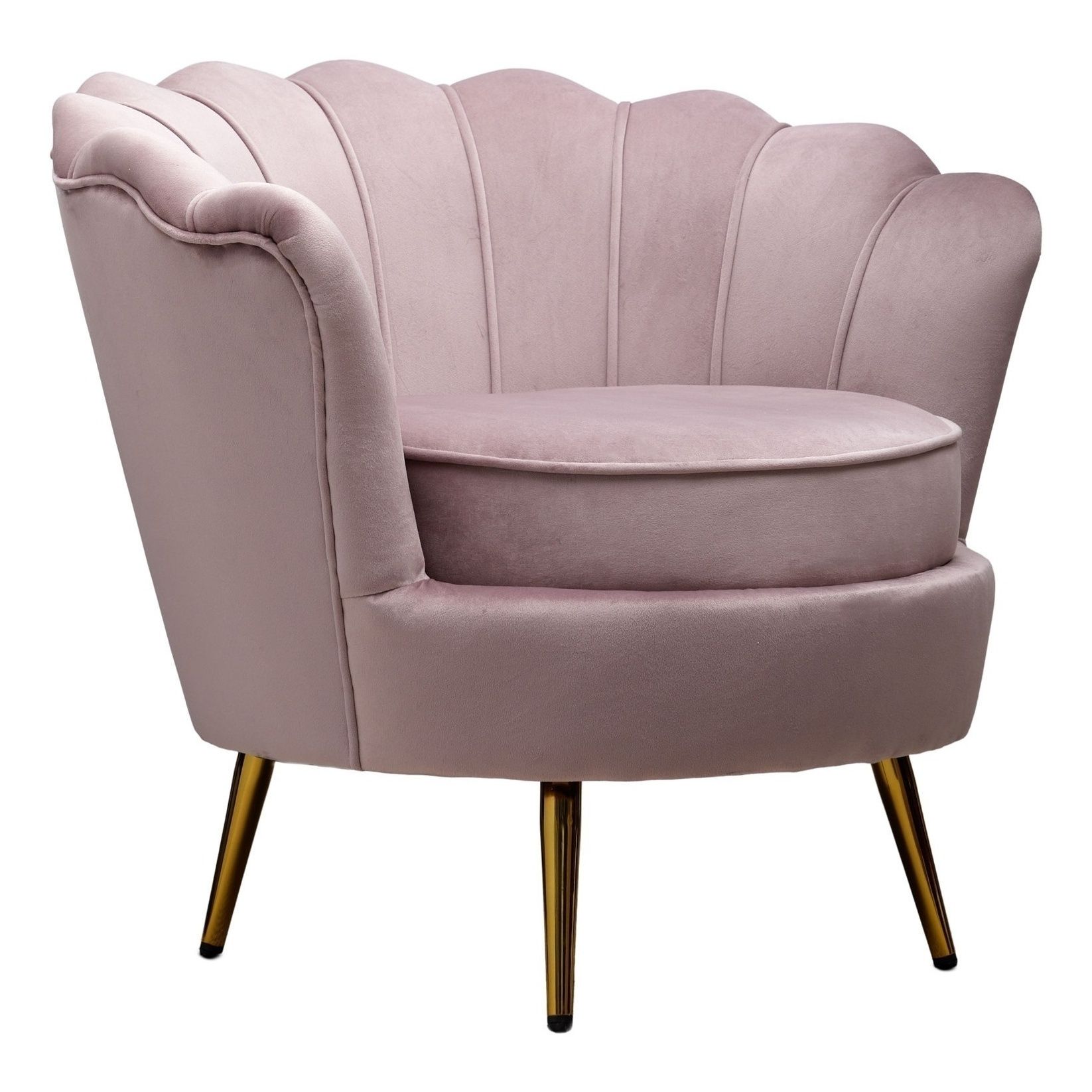 Кресло Glasar Флоренция розовое 78 х 77 х 65 см