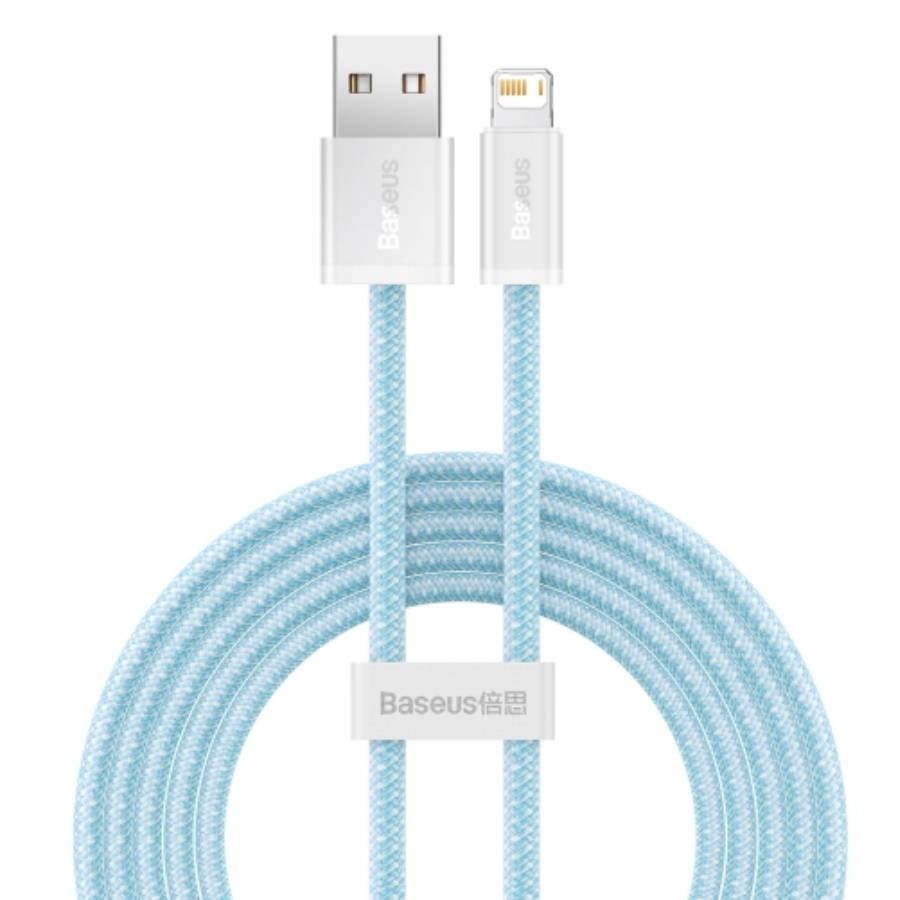 Кабель Baseus Dynamic USB - Lightning 2.4A, 1 м, голубой (CALD000403)