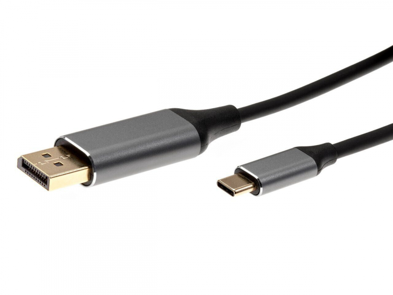 Кабель-адаптер USB 3.1 Type-Cm -- DP(m) 4K@60Hz, 1,8m IOpen ACU422C-1.8M