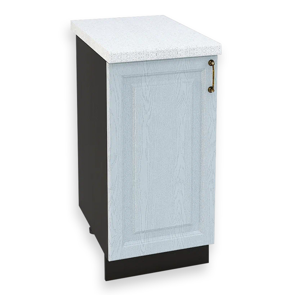 Шкаф кухонный напольный, Сурская мебель, Ницца, 591593, венге/дуб серый