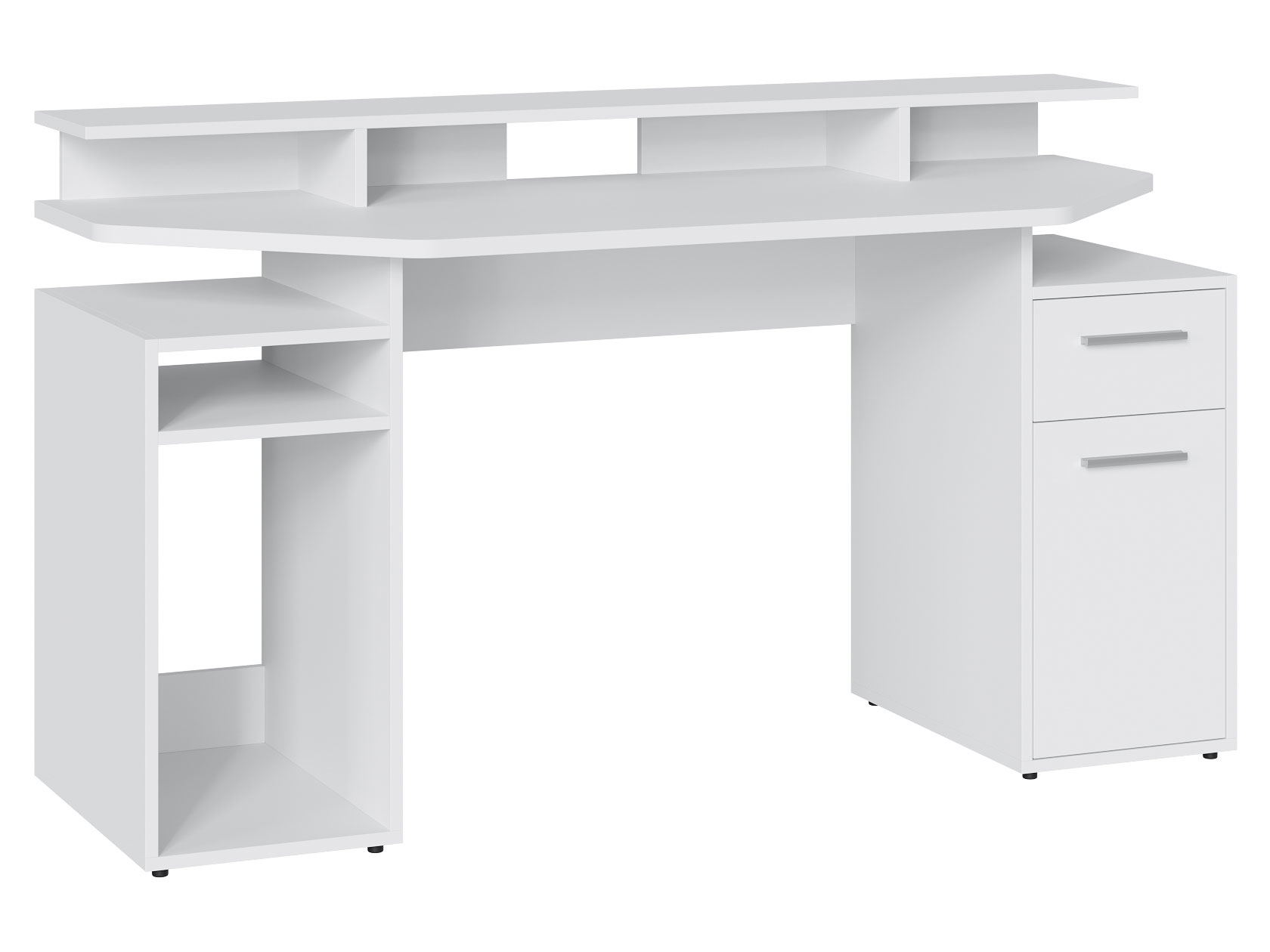 Компьютерный стол Первый Мебельный СПМ-952 150x60x87.5 Белый