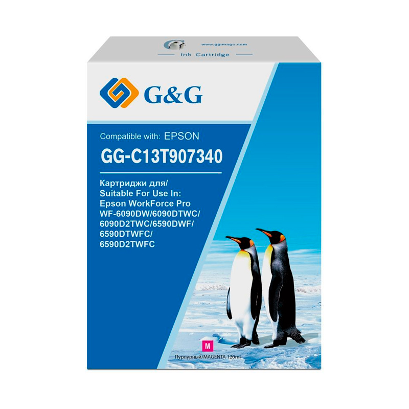 Картридж G&G GG-C13T907340 пурпурный
