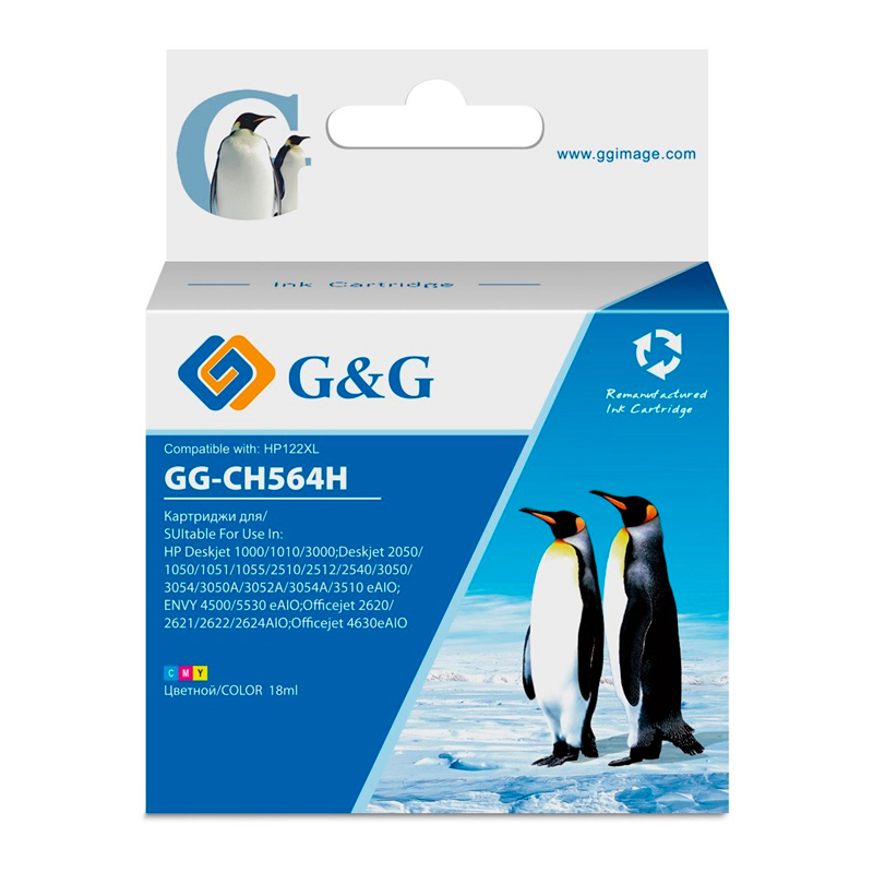 Картридж G&G GG-CH564H многоцветный