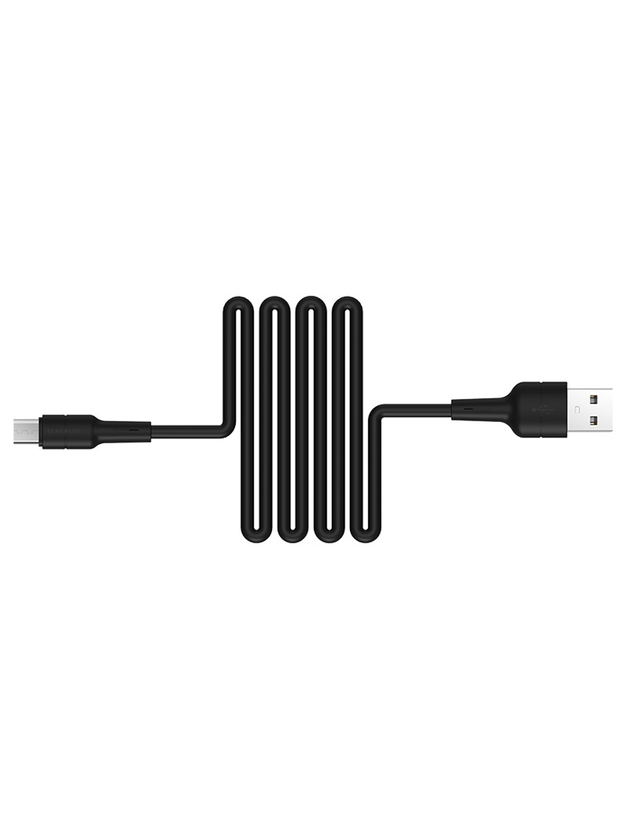 Провод для зарядки BOROFONE X30, кабель USB - micro USB для телефона, 2.4 A, 1 м