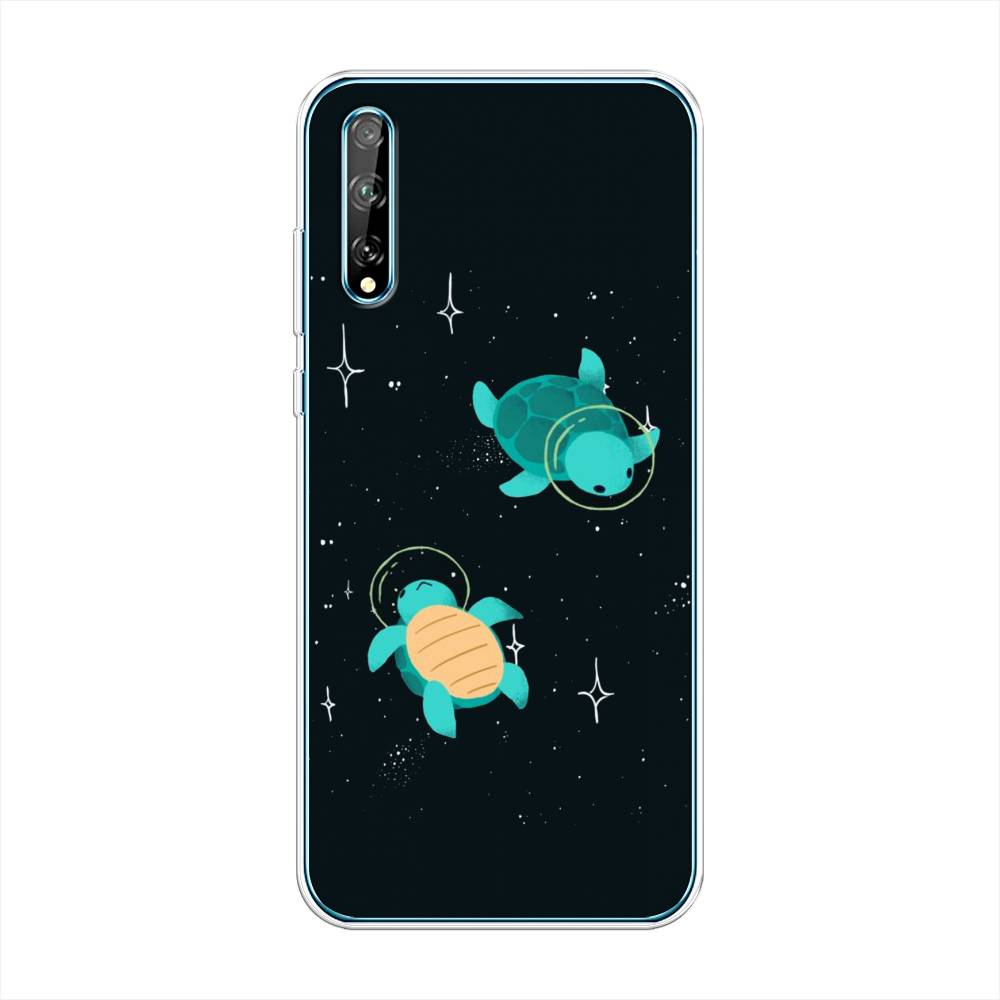 Чехол Awog  на Huawei P Smart S "Черепашки космонавты"