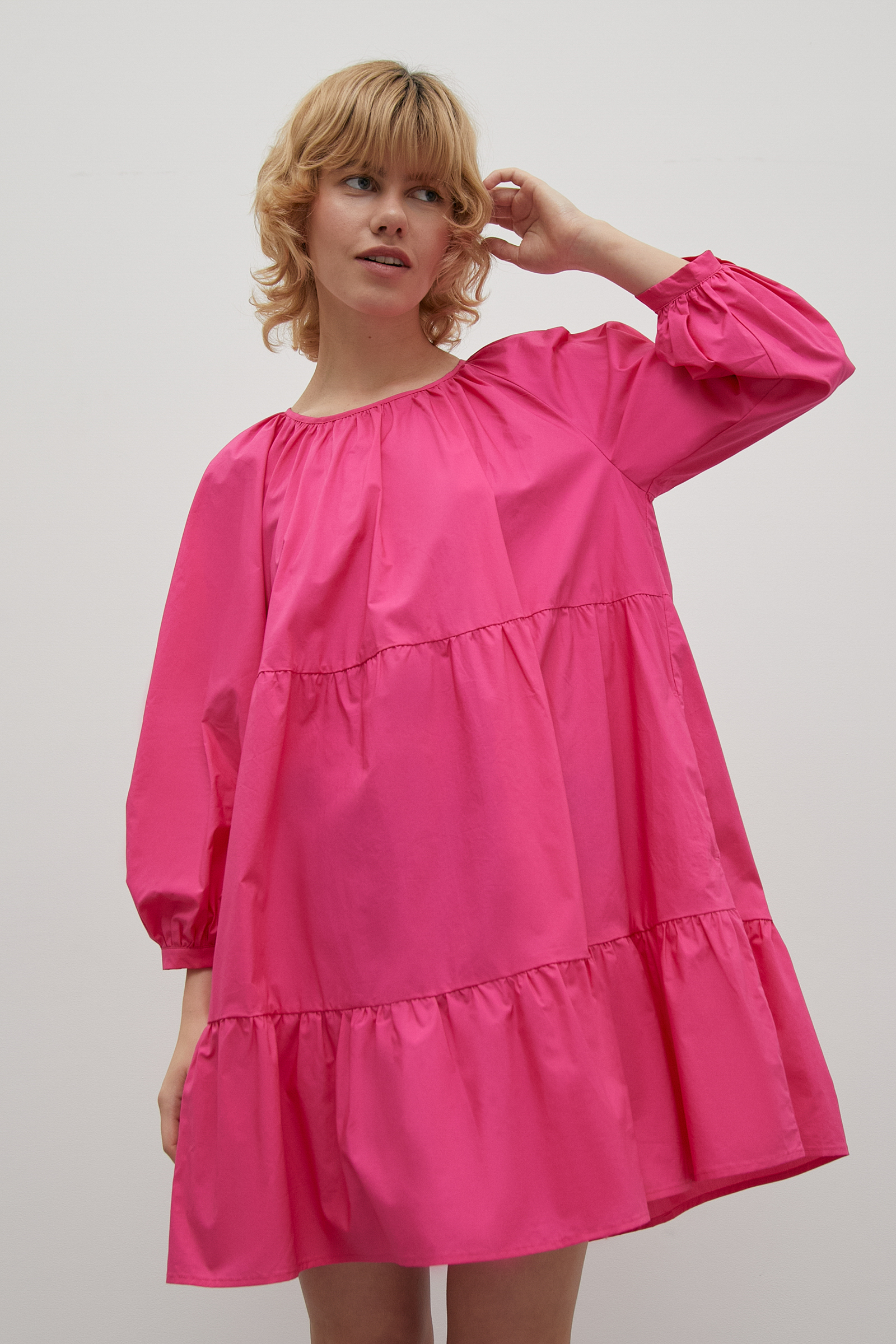 Платье женское Finn Flare FSD11085 розовое S