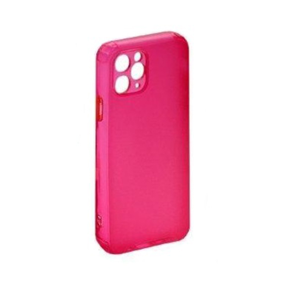 Чехол для iphone 11 Pro Max Clear TPU pink 1.6 mm