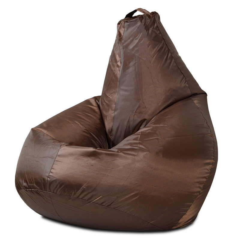 Кресло-мешок Puffmebel груша XXL коричневый