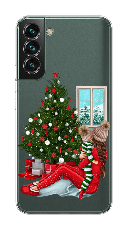 Чехол на Samsung Galaxy S22 "Новый год с мамой"