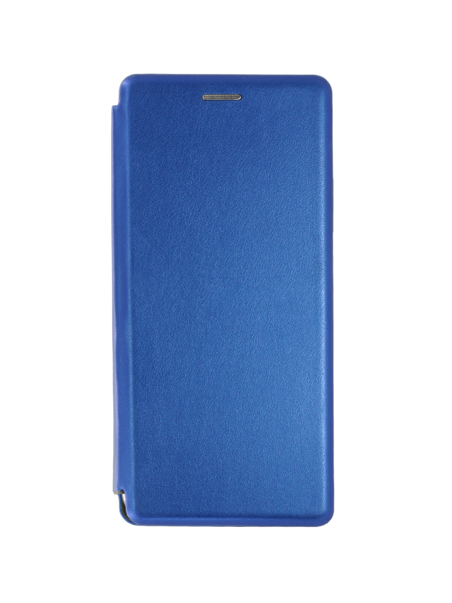 Чехол для Xiaomi Redmi Note 10, Note 10S, Poco M5s синий, книжка, с карманом