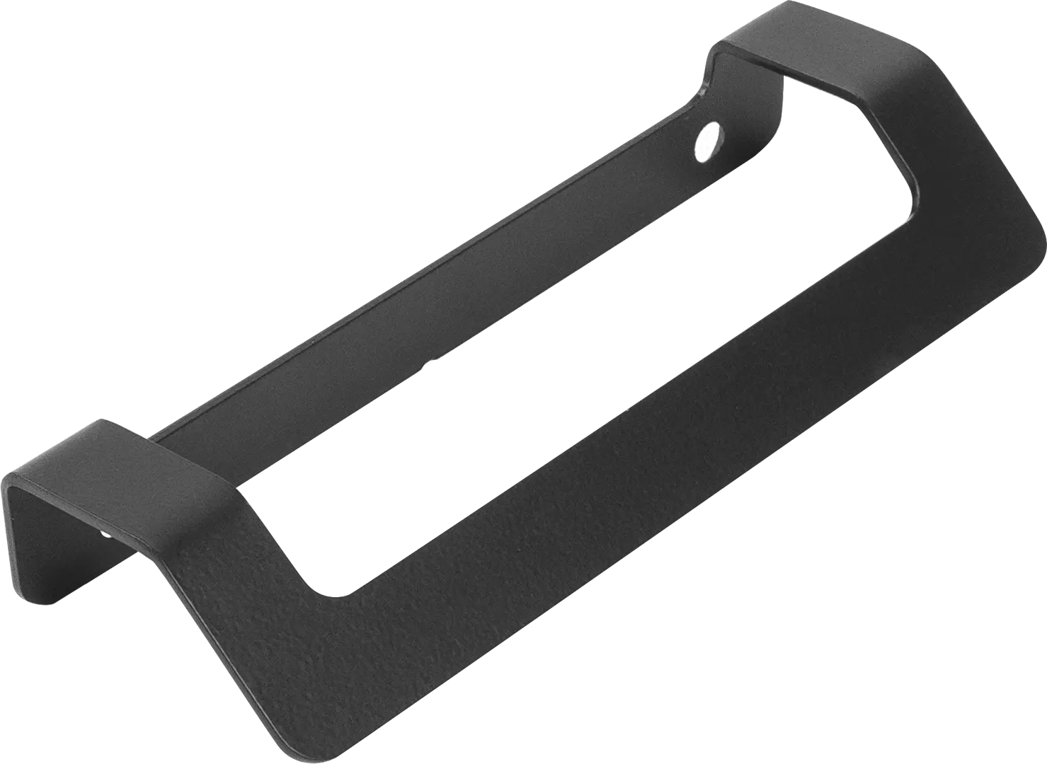 Ручка-профиль CТ3 124 мм сталь, цвет черный