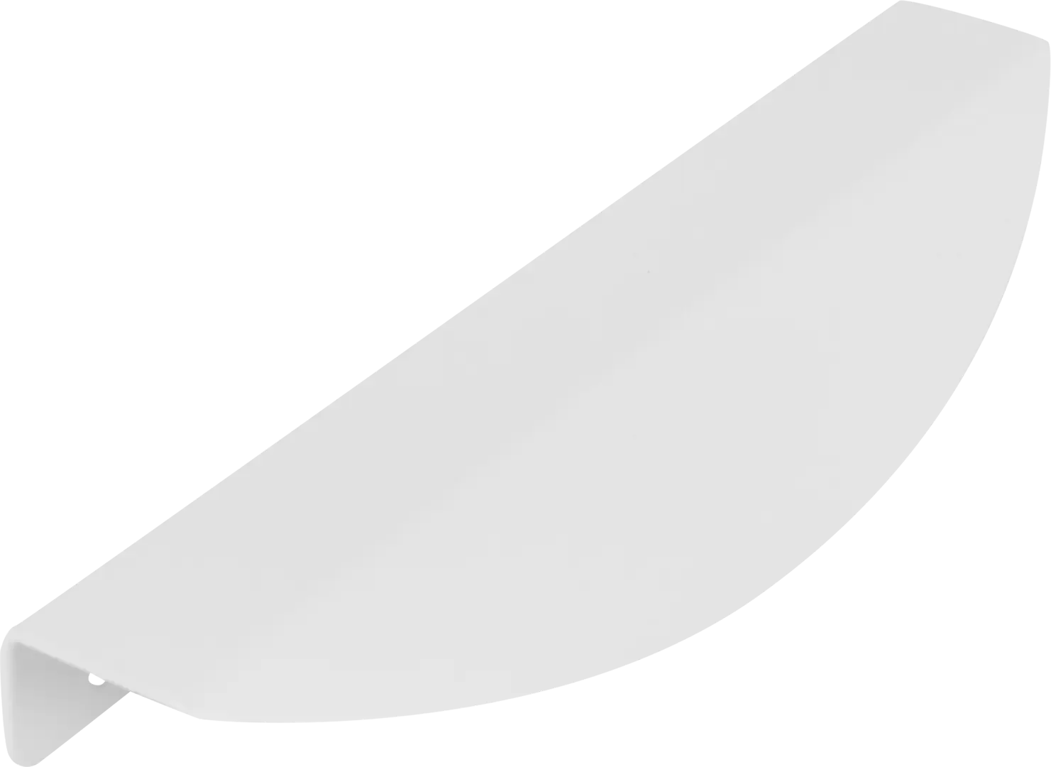 Ручка-профиль CТ2 156 мм сталь, цвет белый