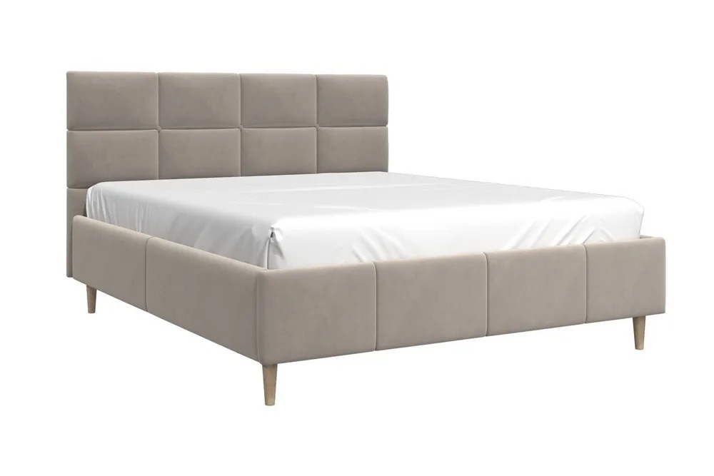 Кровать Bravo Мебель Ханна 160х200 Velutto 22 Вариант 3