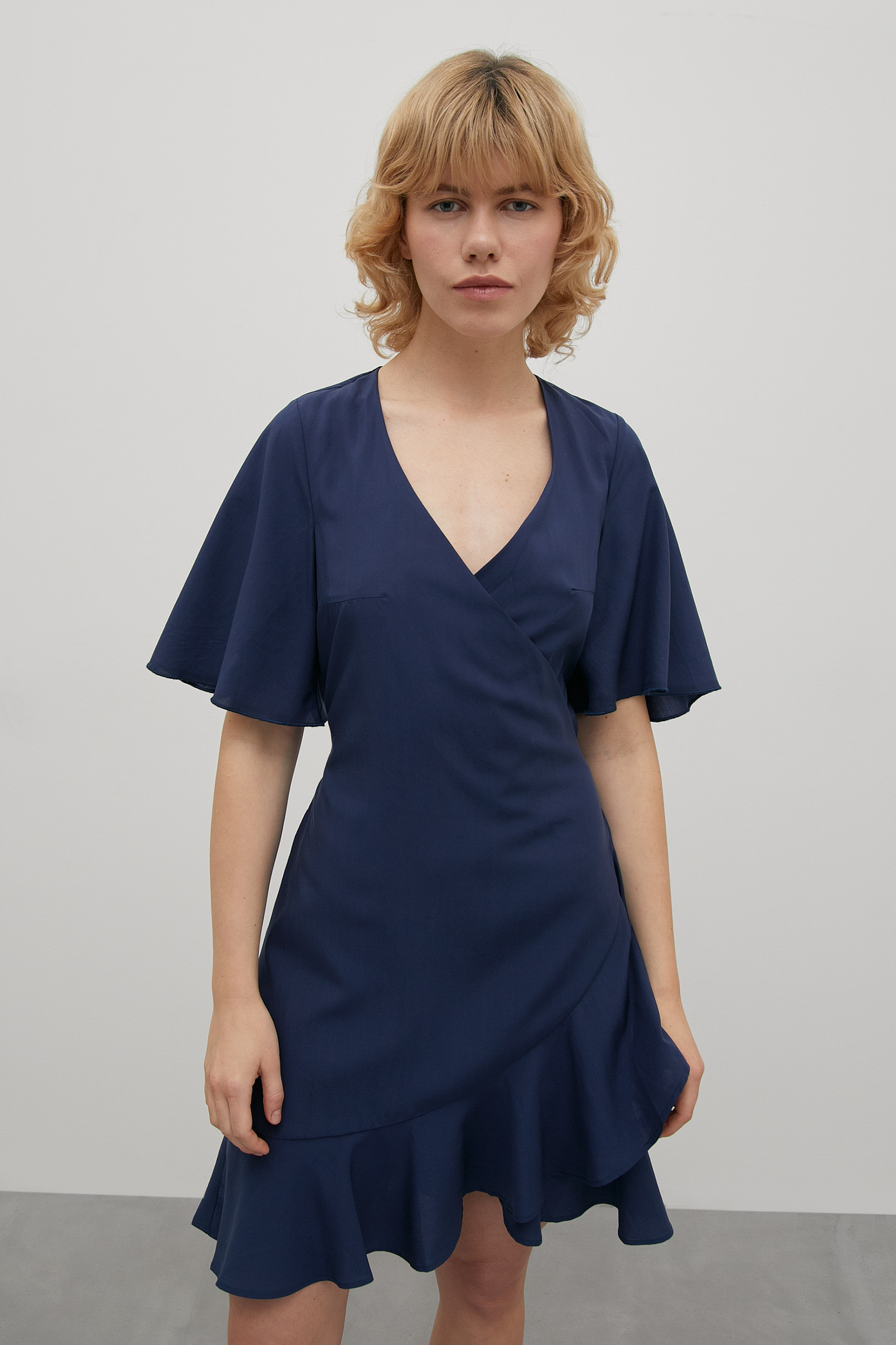 Платье женское Finn Flare FSD110102 голубое L
