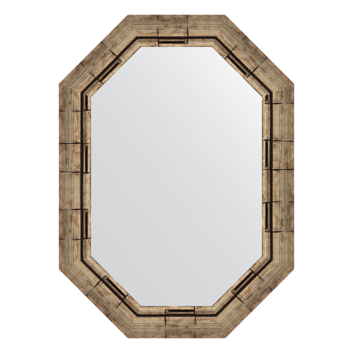 Зеркало в раме 53x73см Evoform BY 7125 серебряный бамбук